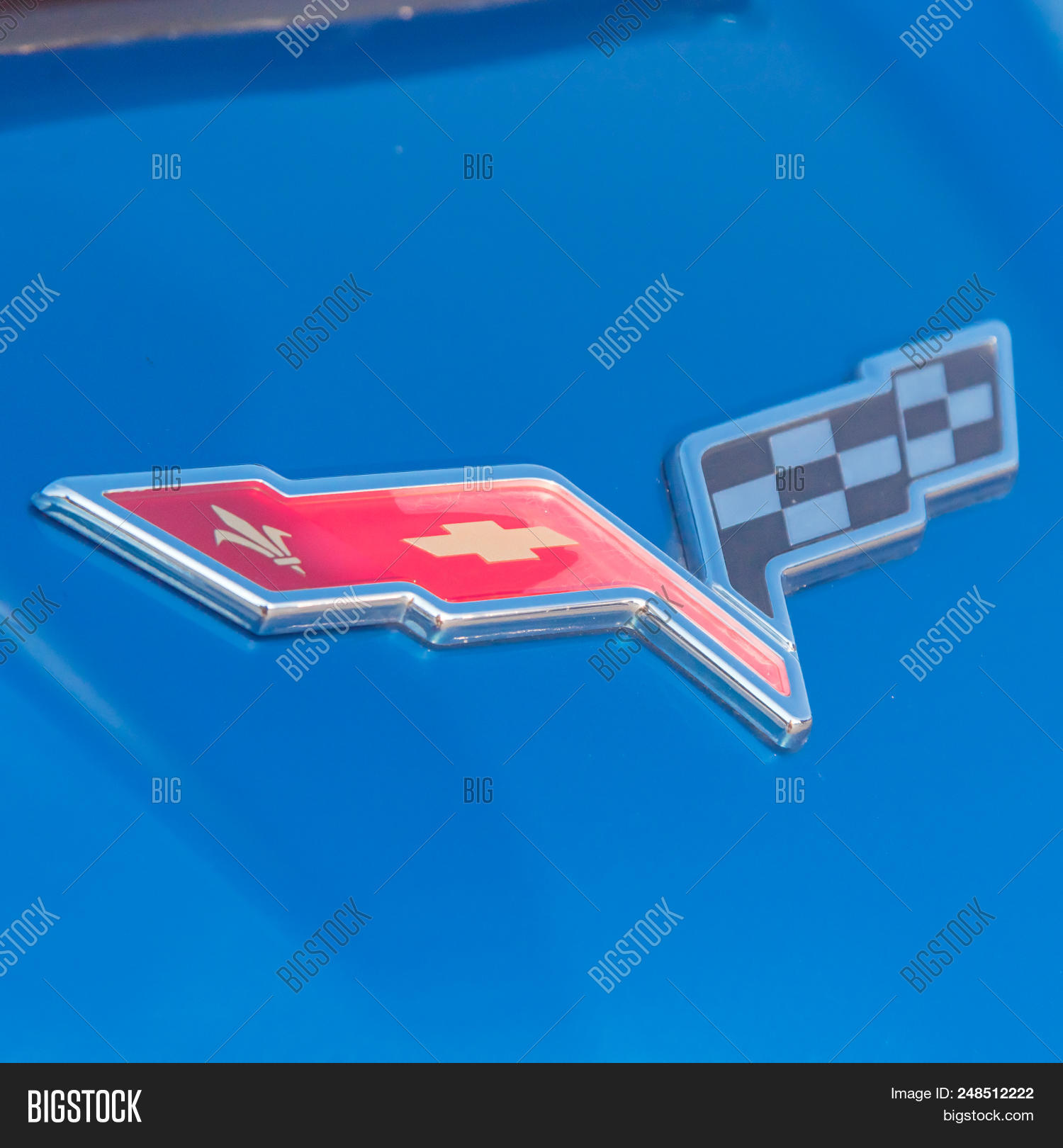 Corvette Brand Logo On Image & Photo (Free Trial) | Bigstock