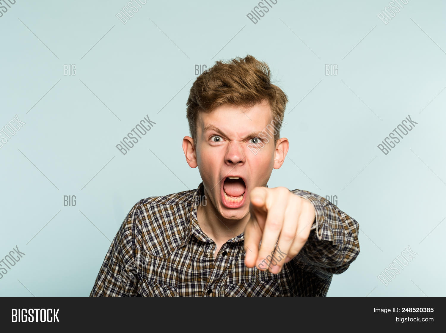 Angry Mental Man Image & Photo (Free Trial) | Bigstock