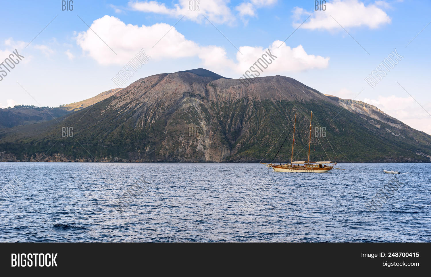 Sailing Vulcano Island Image & Photo (Free Trial) | Bigstock
