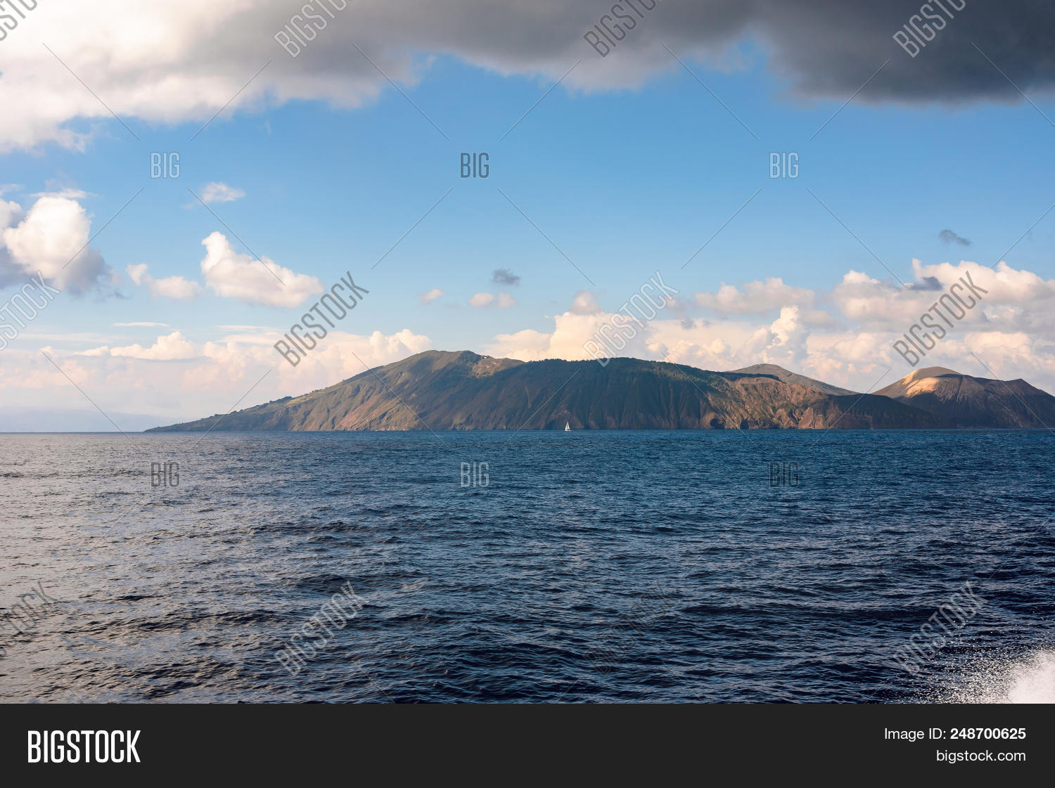 Vulcano Island Seen Image & Photo (Free Trial) | Bigstock