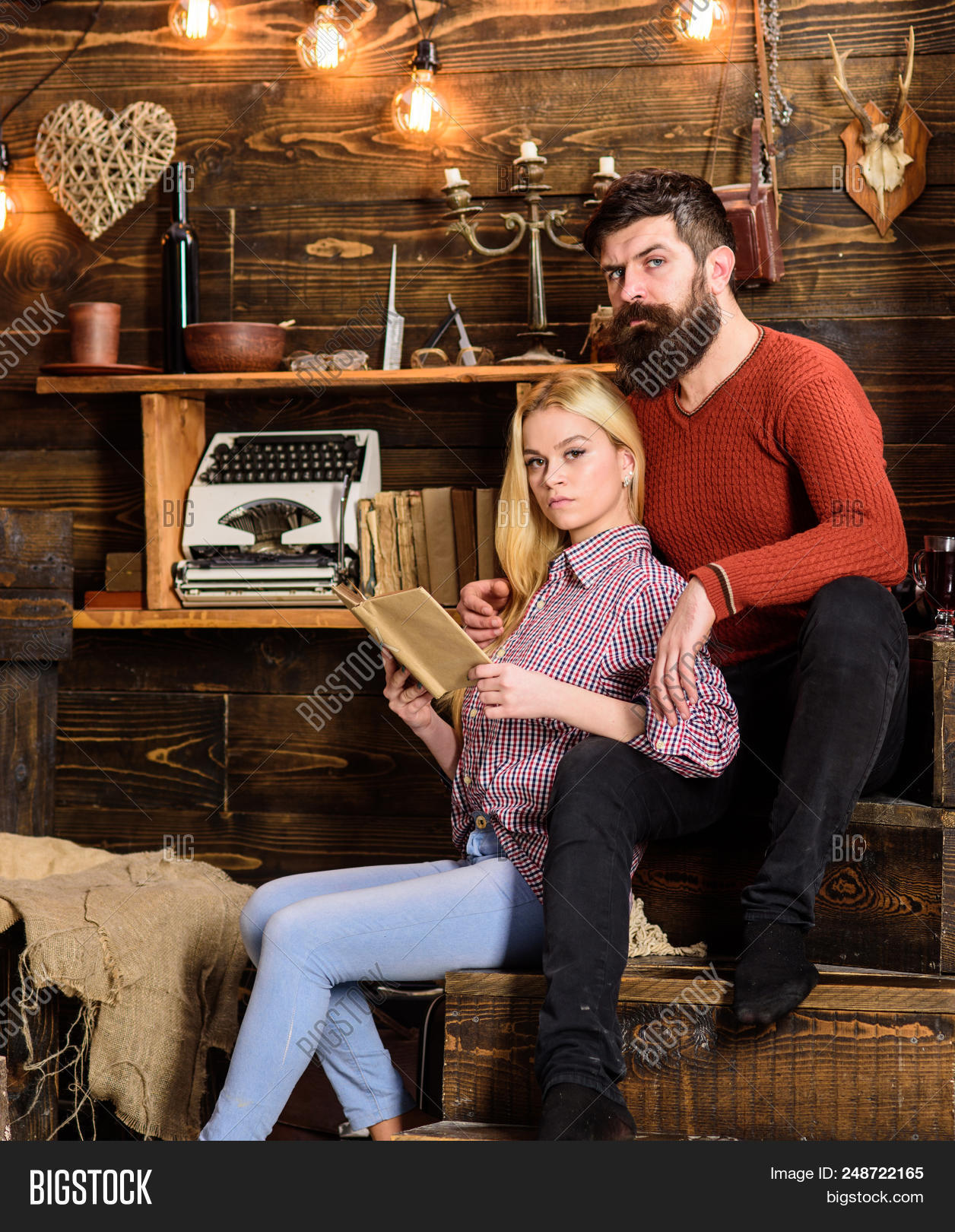 Couple Love Reading Image & Photo (Free Trial) | Bigstock