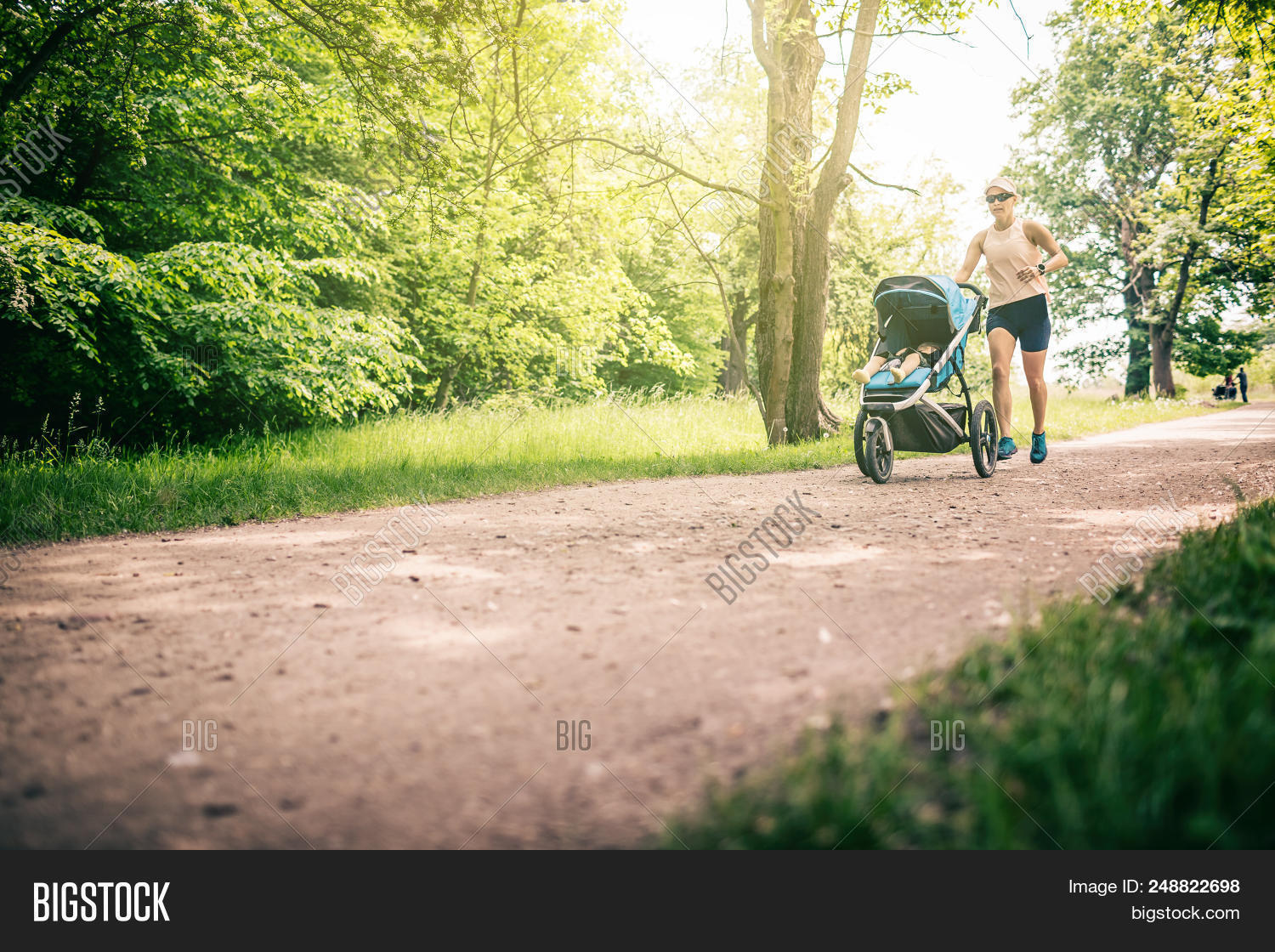 Running Woman Baby Image & Photo (Free Trial) | Bigstock