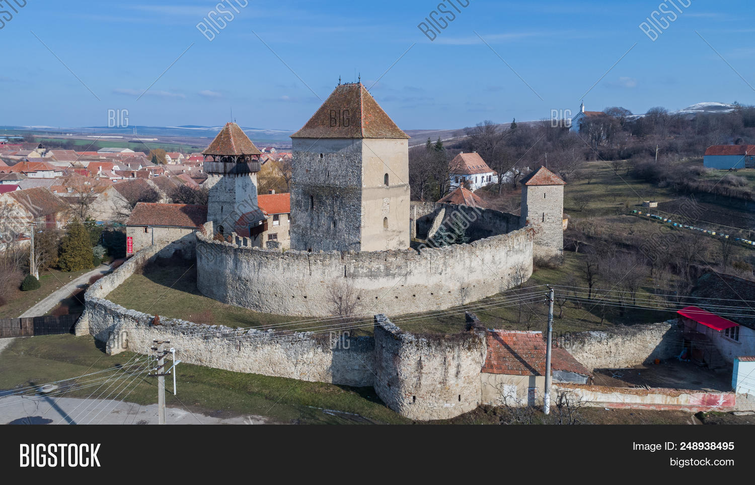 Calnic Fortress On Image & Photo (Free Trial) | Bigstock