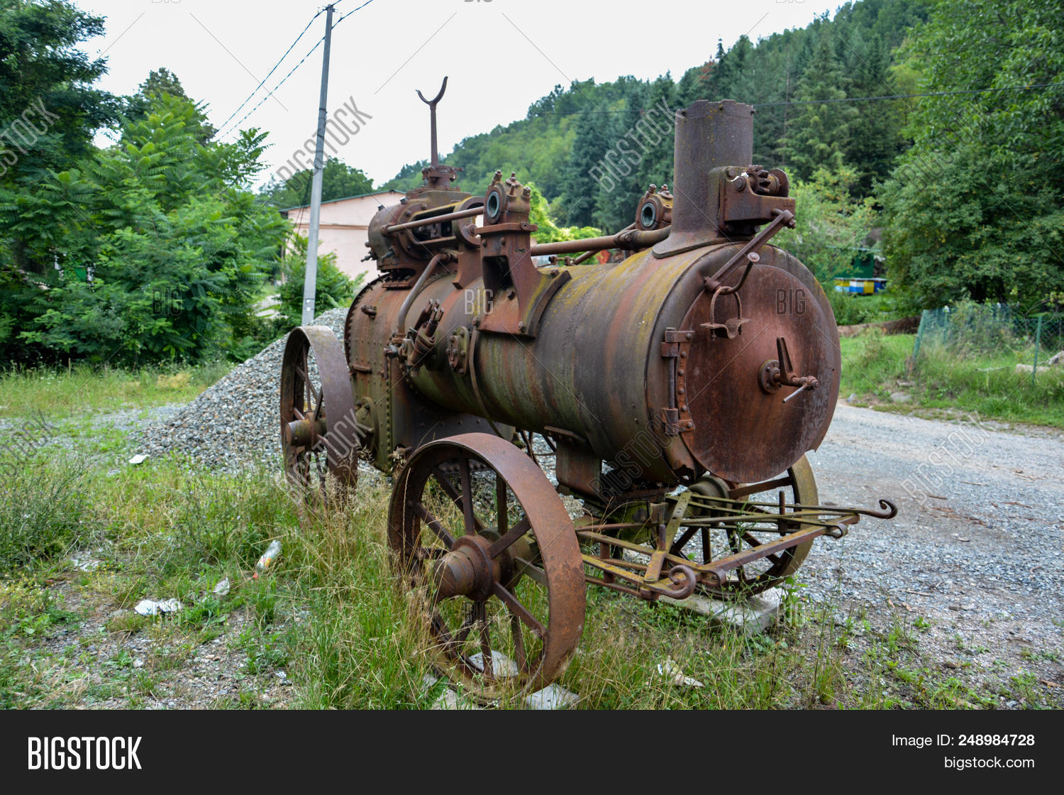 Old Rustic Steam Train Image & Photo (Free Trial) | Bigstock