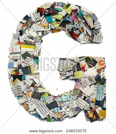 Letters Made Newspaper Image & Photo (Free Trial) | Bigstock