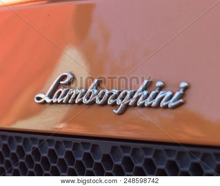 Lamborghini Text Logo Image & Photo (Free Trial) | Bigstock