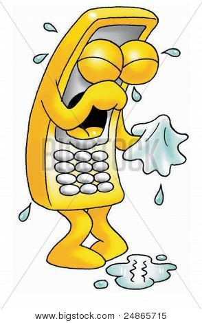 Cell Phone Crying Image & Photo (Free Trial) | Bigstock
