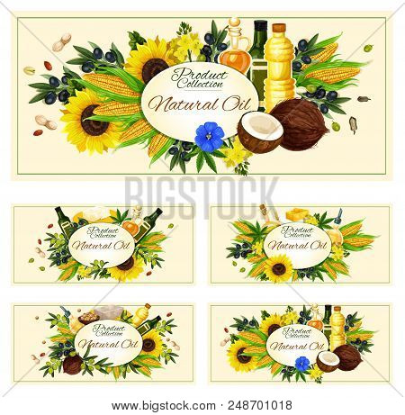 Cooking Oils Posters Vector & Photo (Free Trial) | Bigstock