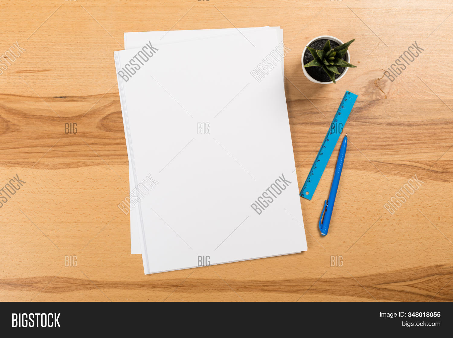 Top View Modern Desk Image & Photo (Free Trial) | Bigstock