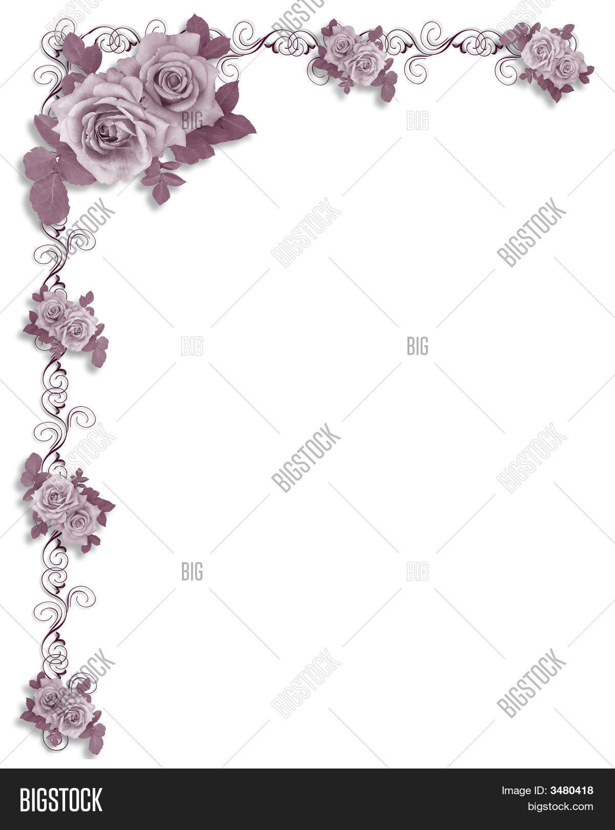 Victorian Roses Mauve Image & Photo (Free Trial) | Bigstock