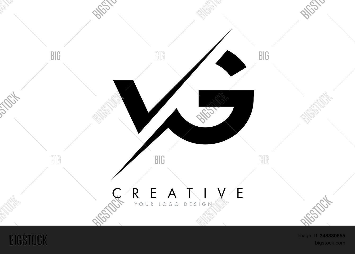 Vg V G Letter Logo Vector & Photo (Free Trial) | Bigstock