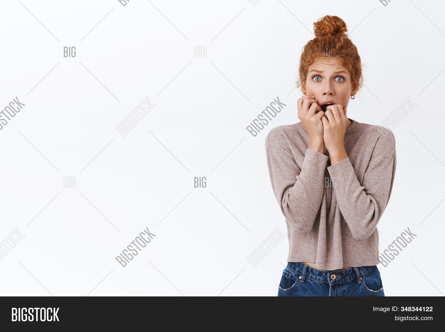 Scared, Worried Image & Photo (Free Trial) | Bigstock