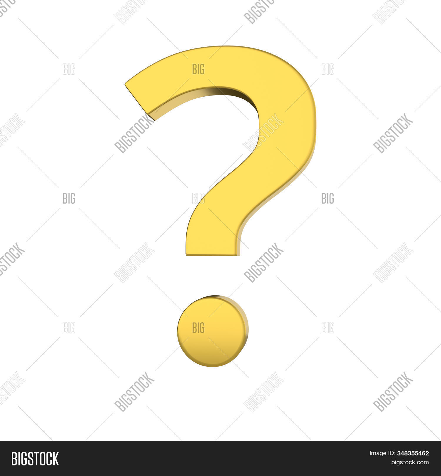 Gold Question Mark. 3d Image & Photo (Free Trial) | Bigstock