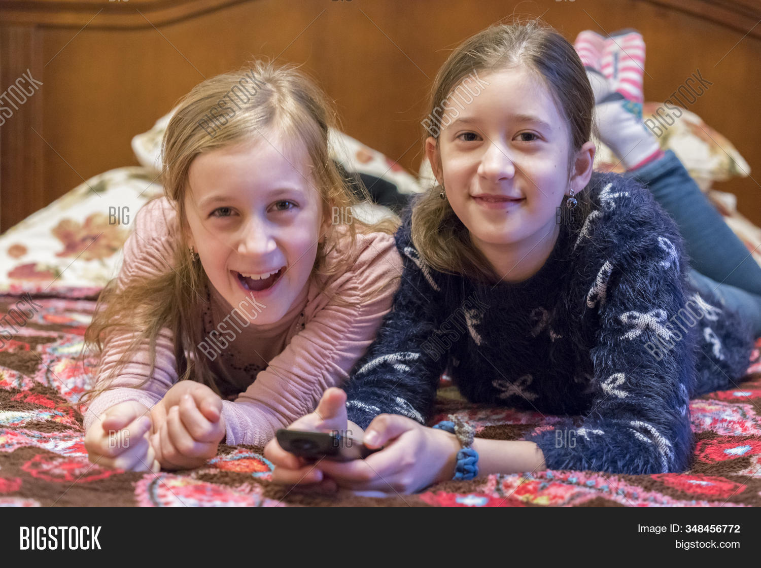 Two Happy Girls Image & Photo (Free Trial) | Bigstock