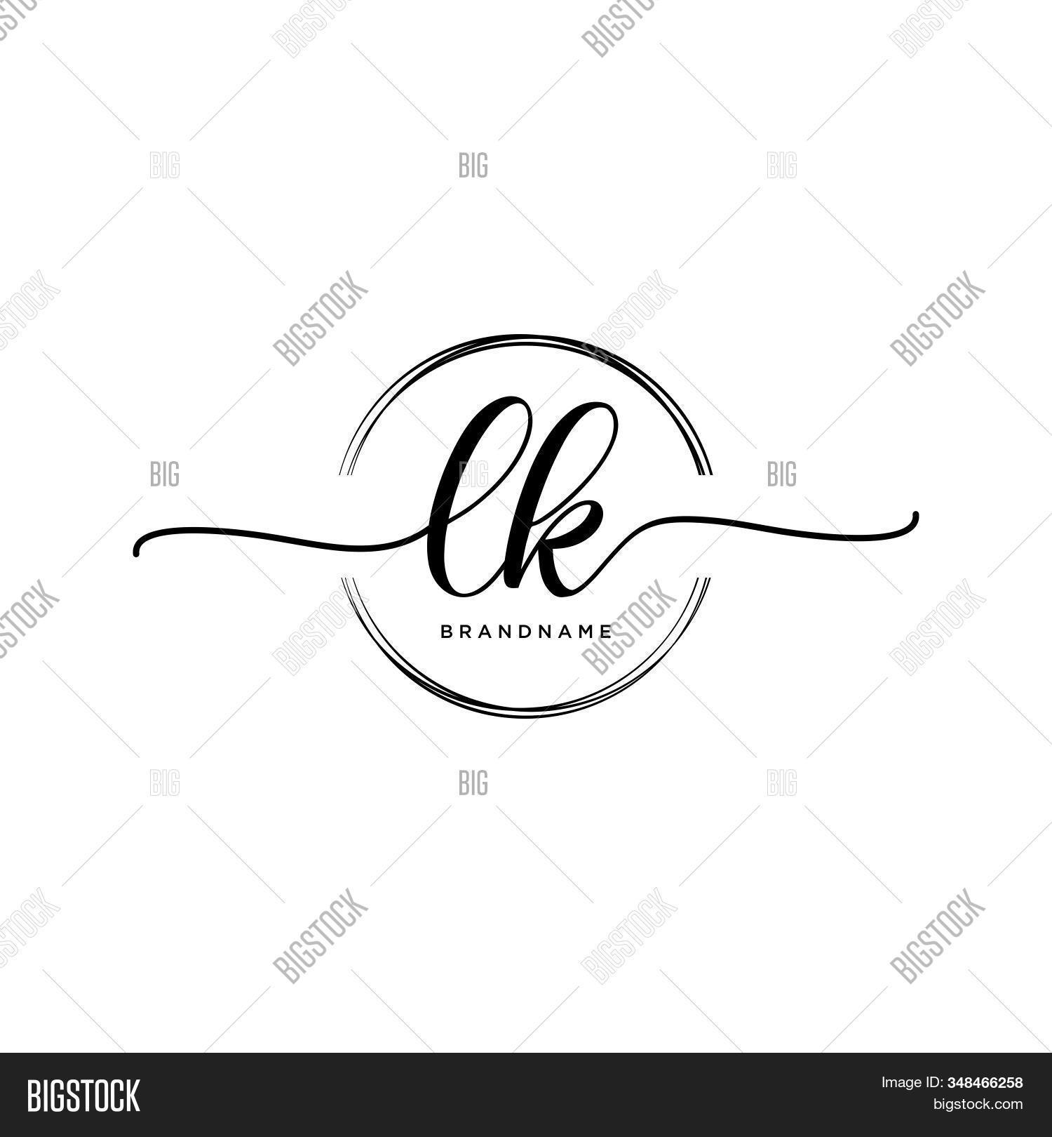 Lk Initial Vector & Photo (Free Trial) | Bigstock