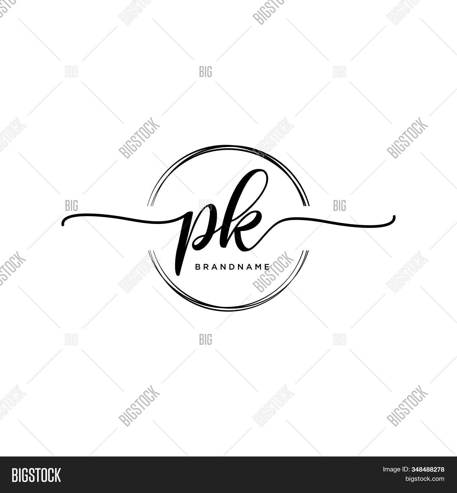Pk Initial Vector & Photo (Free Trial) | Bigstock
