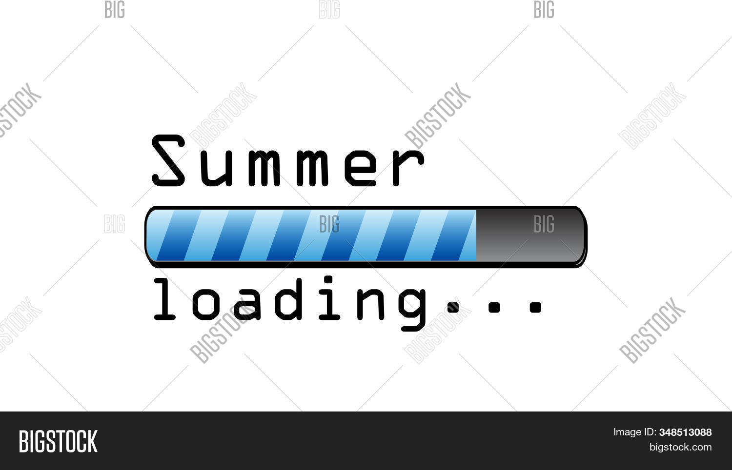 Summer Loading Bar Image & Photo (Free Trial) | Bigstock