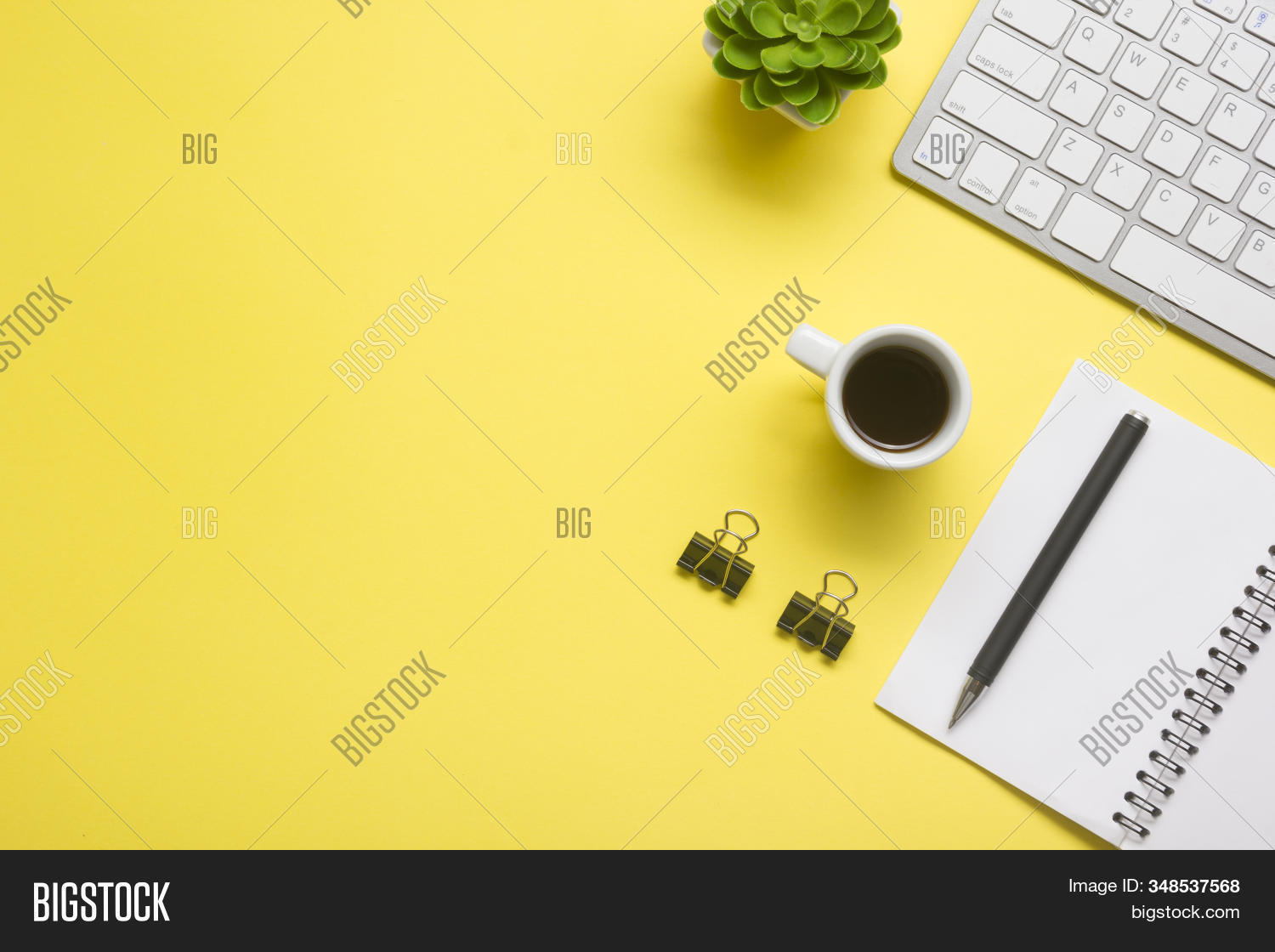 Yellow Desk Office Image & Photo (Free Trial) | Bigstock