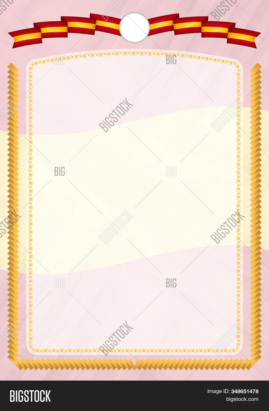 Border Made Spain Vector & Photo (Free Trial) | Bigstock