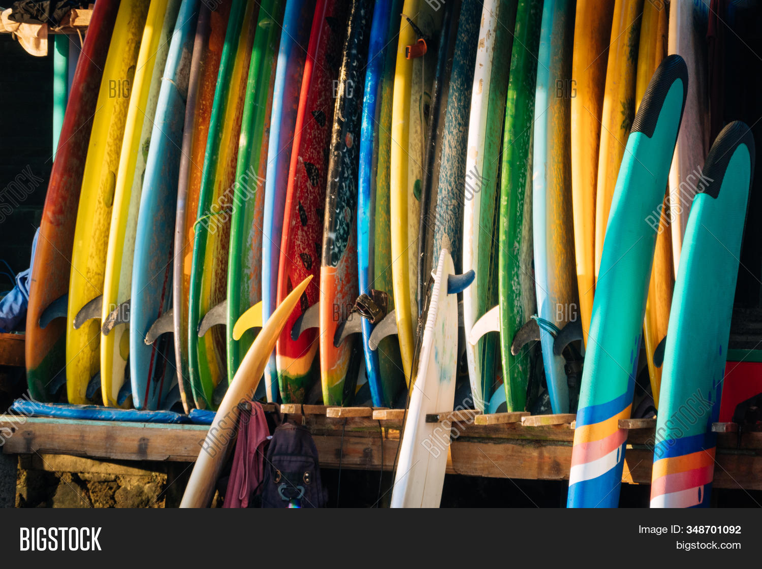 Set Colorful Surfboard Image & Photo (Free Trial) | Bigstock