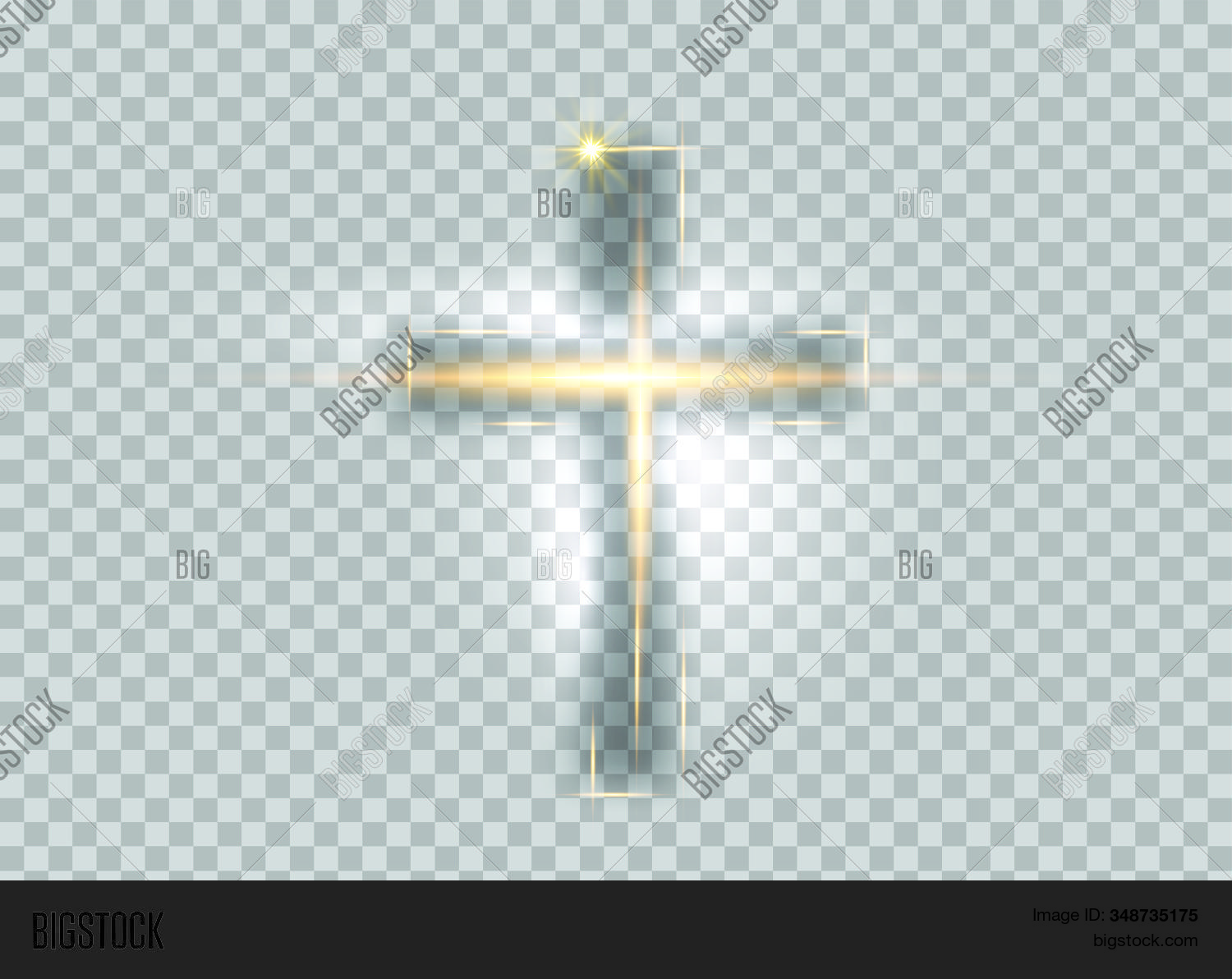 Cross Light, Shiny Vector & Photo (Free Trial) | Bigstock