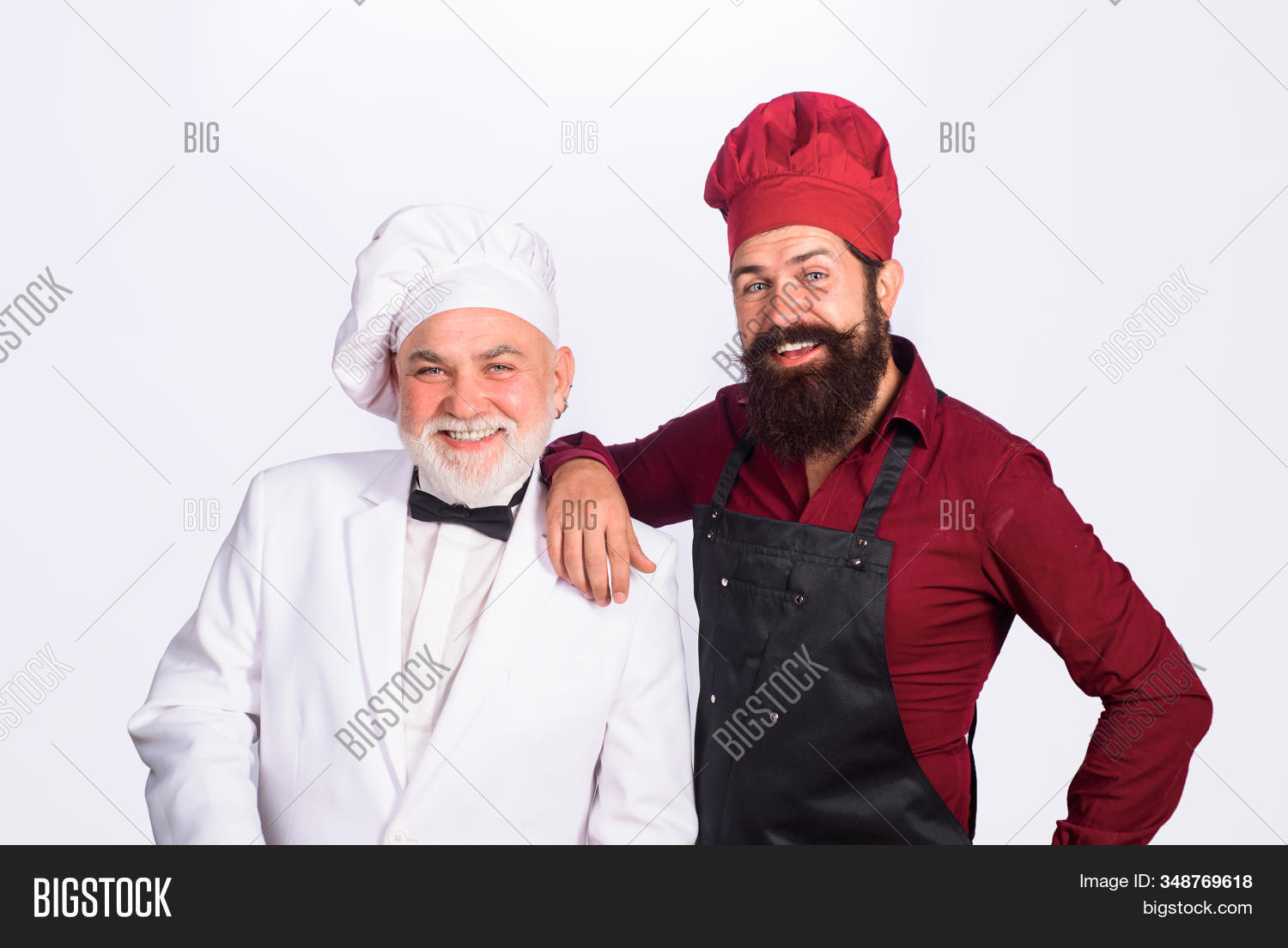 Two Chefs On Kitchen. Image & Photo (Free Trial) | Bigstock