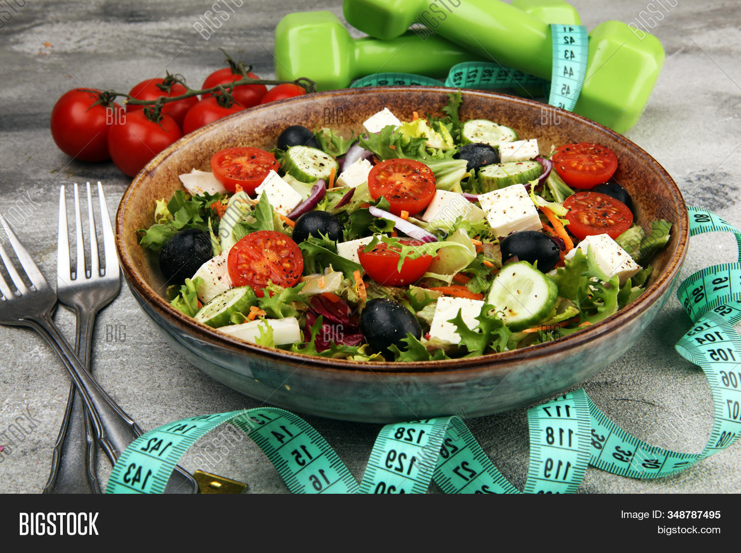 Authentic Fresh Salad Image & Photo (Free Trial) | Bigstock