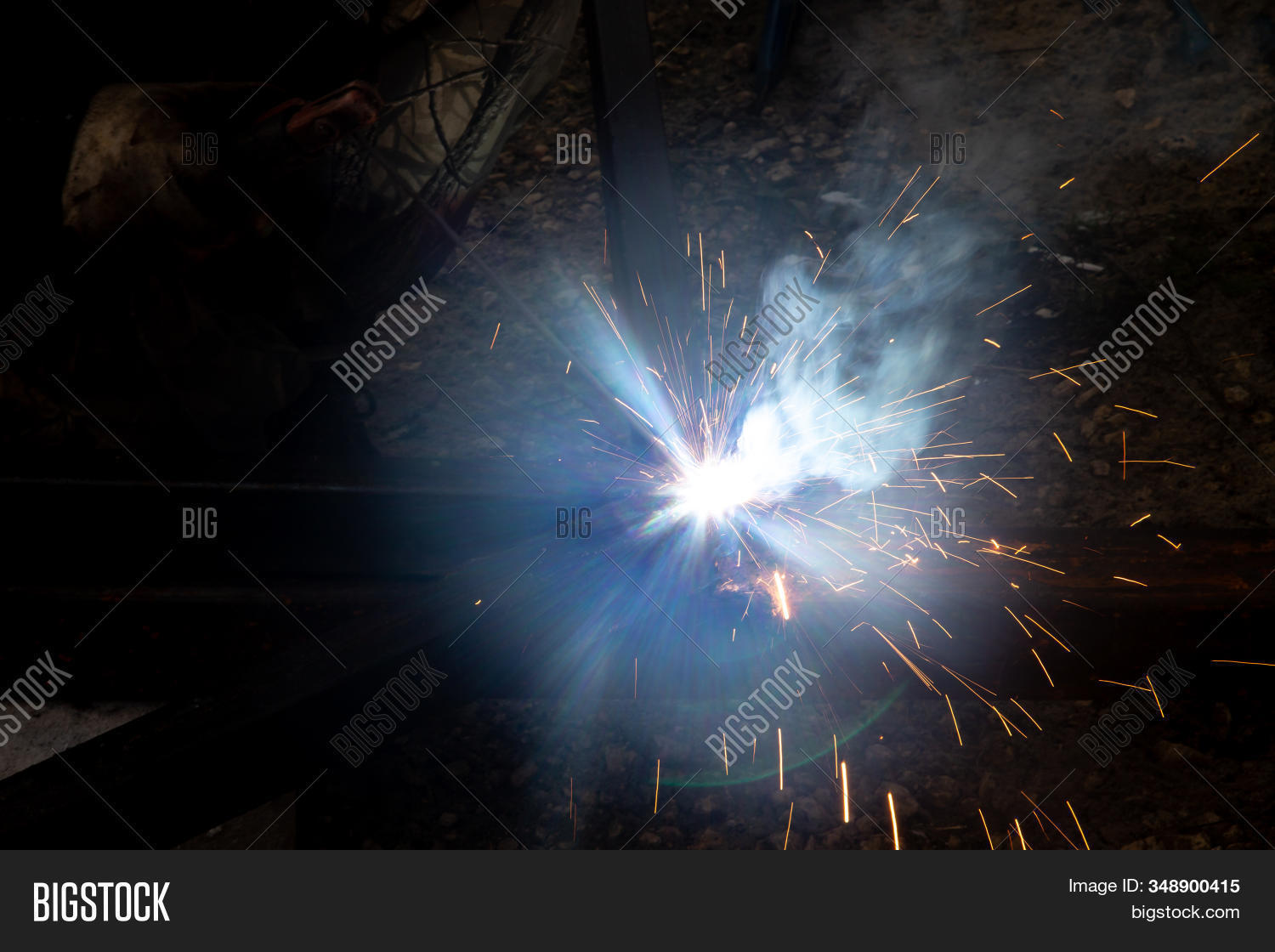 Sparks Metal Welding Image & Photo (Free Trial) | Bigstock