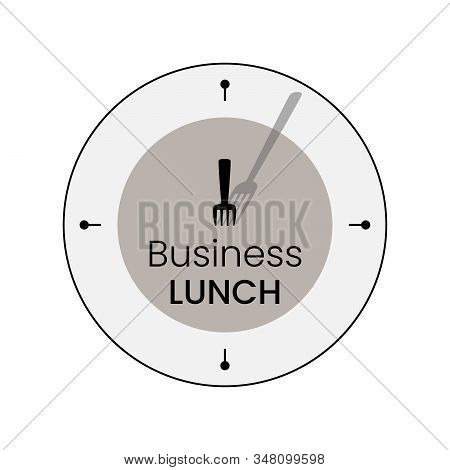 Lunch Symbol Plate Vector & Photo (Free Trial) | Bigstock