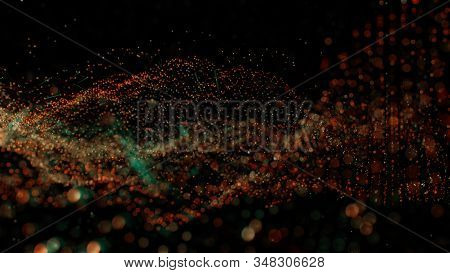 Plexus Abstract Orange Image & Photo (Free Trial) | Bigstock