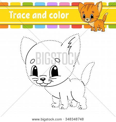 Trace Color. Cat Vector & Photo (Free Trial) | Bigstock