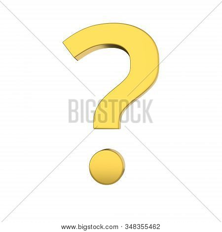 Gold Question Mark. 3d Image & Photo (Free Trial) | Bigstock