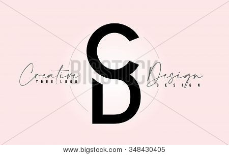 Cd Letter Design Icon Vector & Photo (Free Trial) | Bigstock