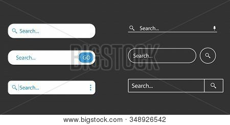 Search Bar Icon Vector & Photo (Free Trial) | Bigstock