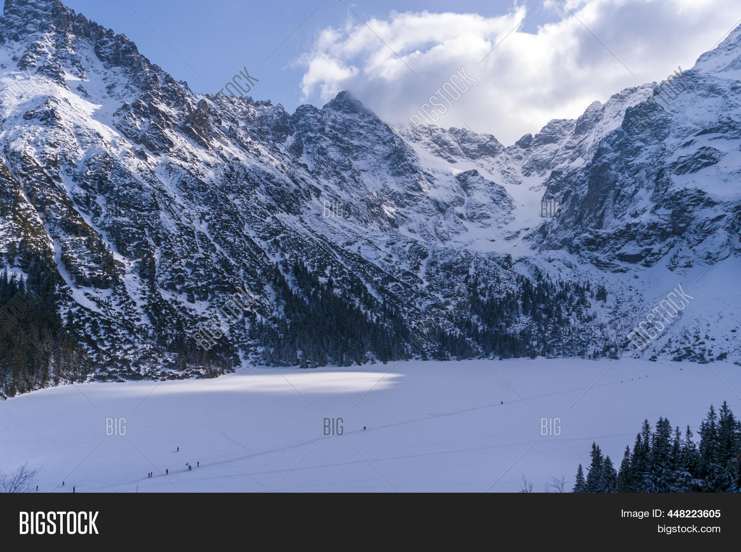 Frozen Mountain Lake Image & Photo (Free Trial) | Bigstock