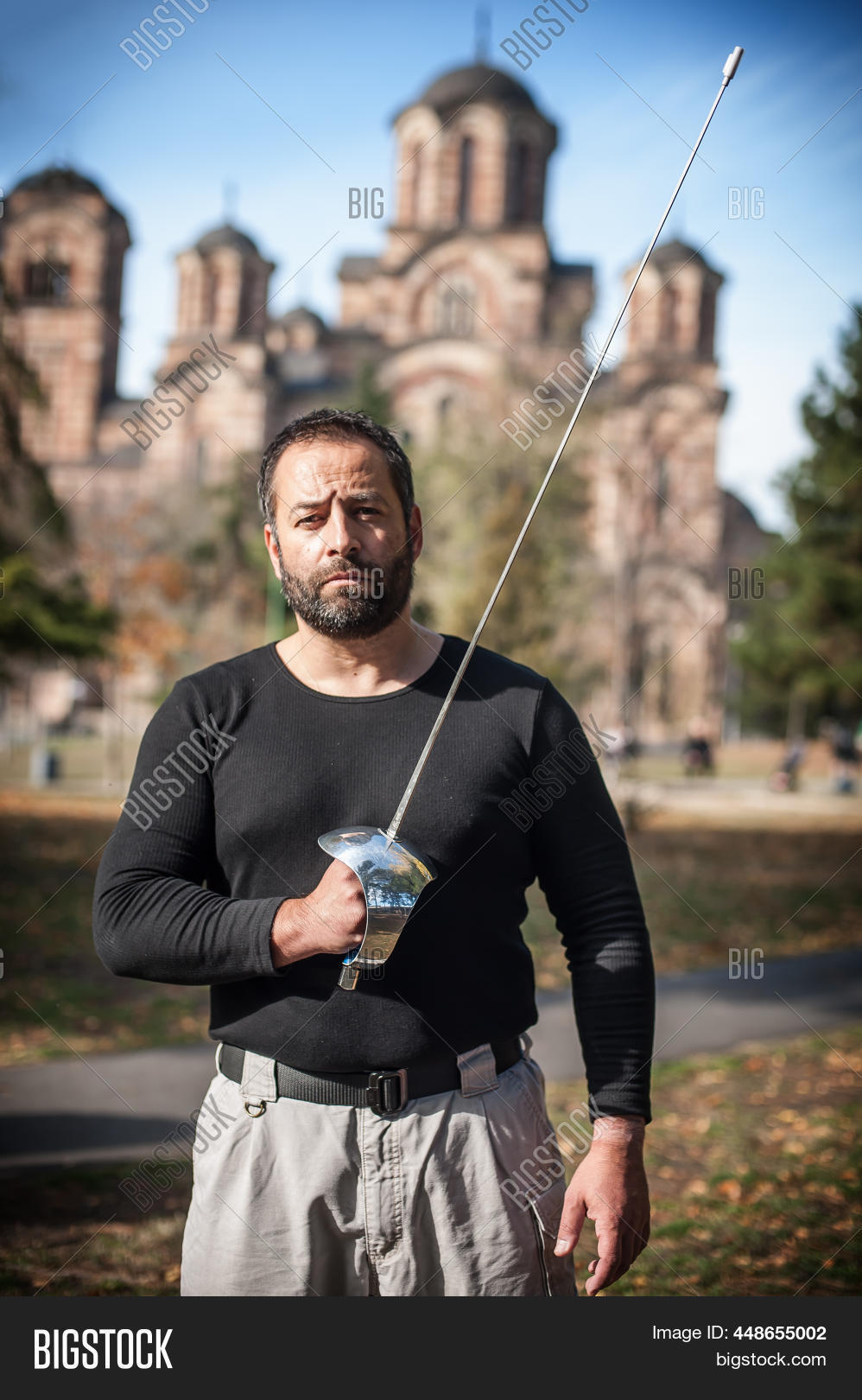 Fencing Swordsman Image & Photo (Free Trial) | Bigstock