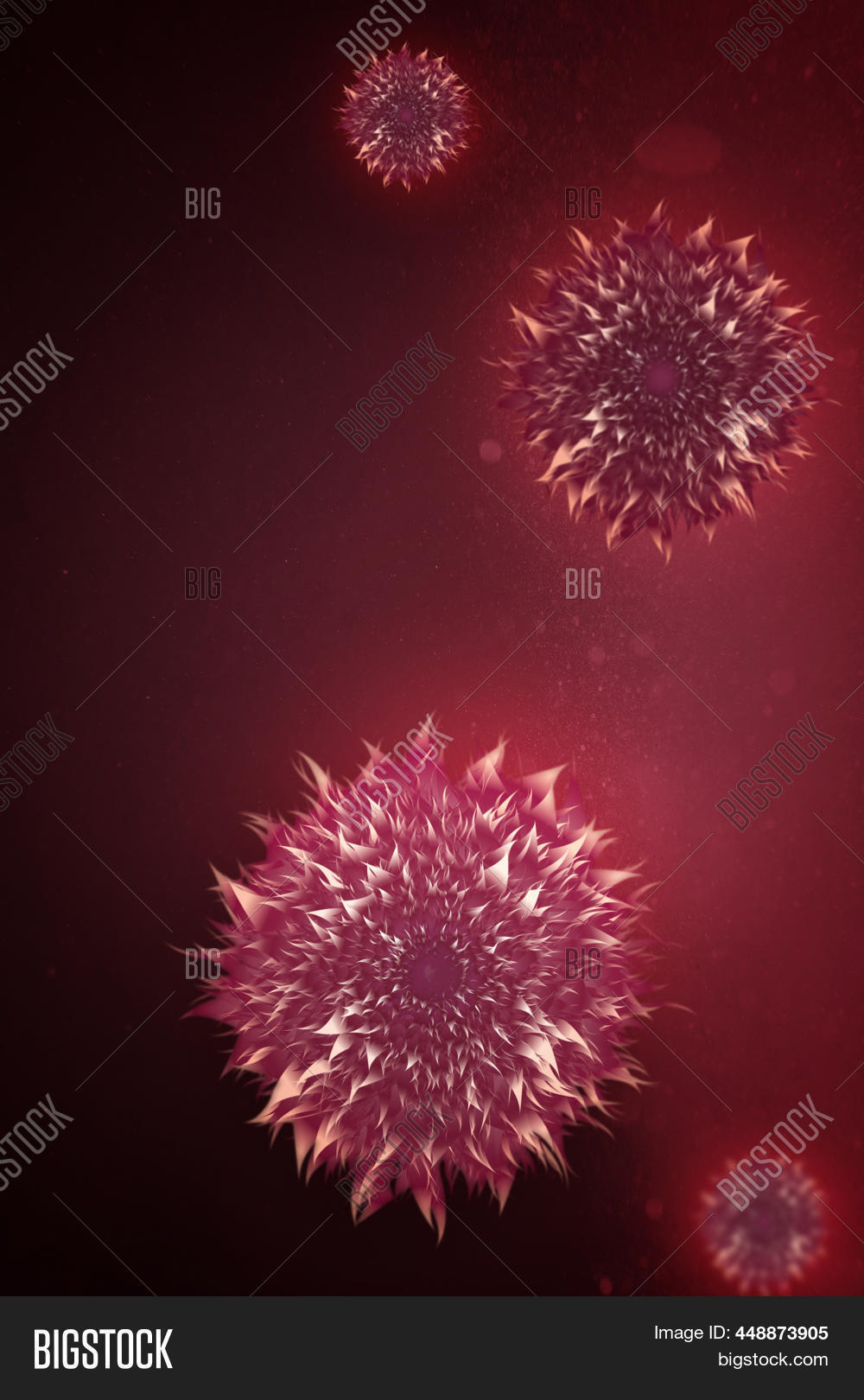 Dark Red Virus Graphic Image & Photo (Free Trial) | Bigstock