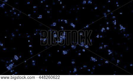 Blue Digital Square Image & Photo (Free Trial) | Bigstock