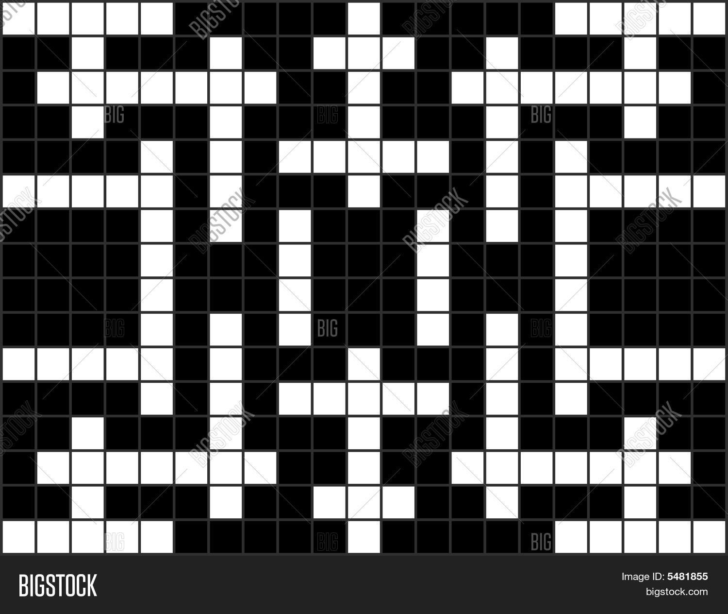 Empty Crossword Vector & Photo (Free Trial) | Bigstock