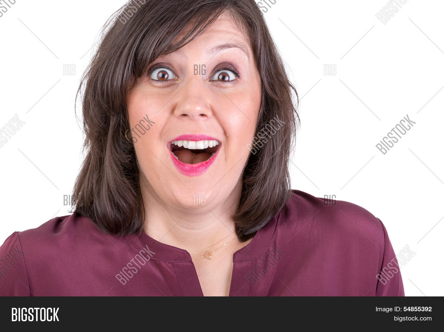 Happily Amazed Woman Image & Photo (Free Trial) | Bigstock