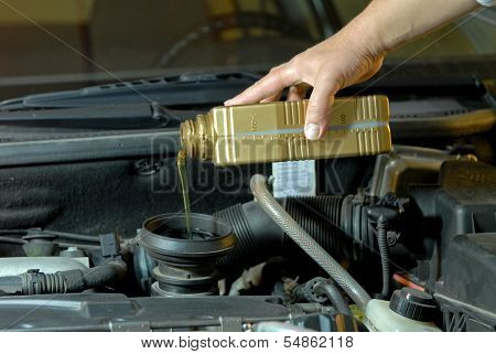 Adding Oil Car Image & Photo (Free Trial) | Bigstock