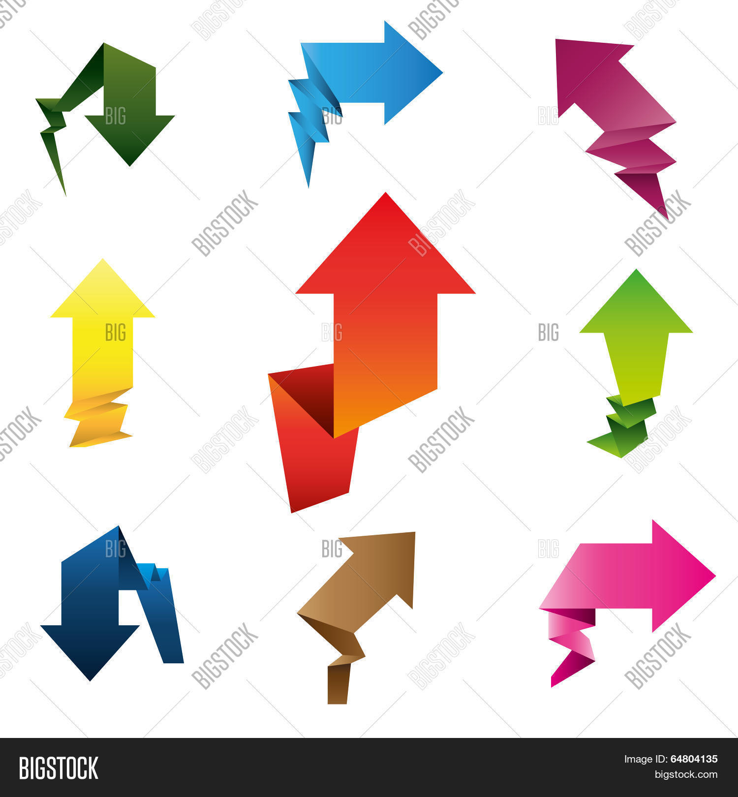 Pop Arrow Sign Vector & Photo (Free Trial) | Bigstock