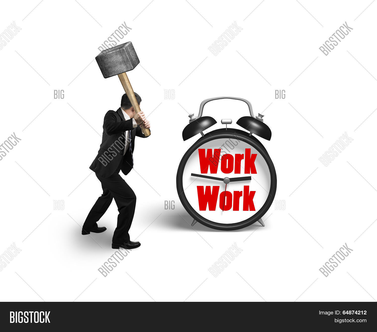 Using Sledgehammer Image & Photo (Free Trial) | Bigstock