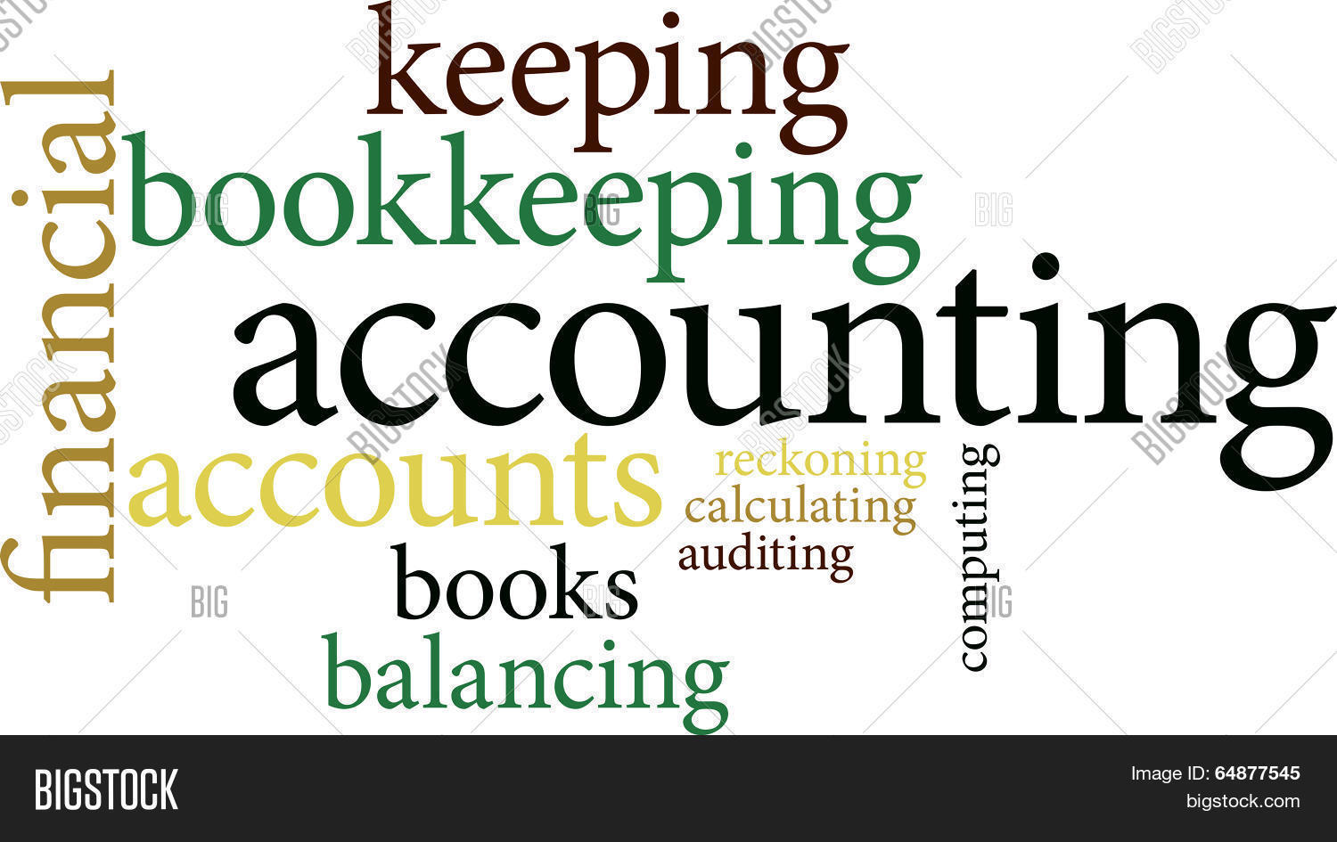 Word Accounting Word Vector & Photo (Free Trial) | Bigstock