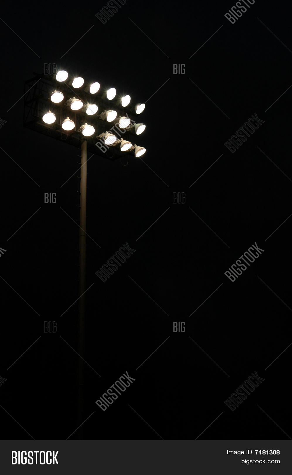 Stadium Lights On Image & Photo (Free Trial) | Bigstock