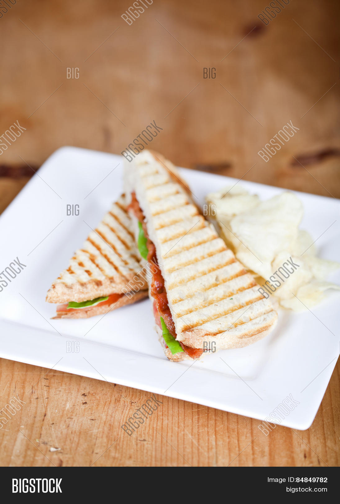 Fresh Toasted Panini Image & Photo (Free Trial) | Bigstock