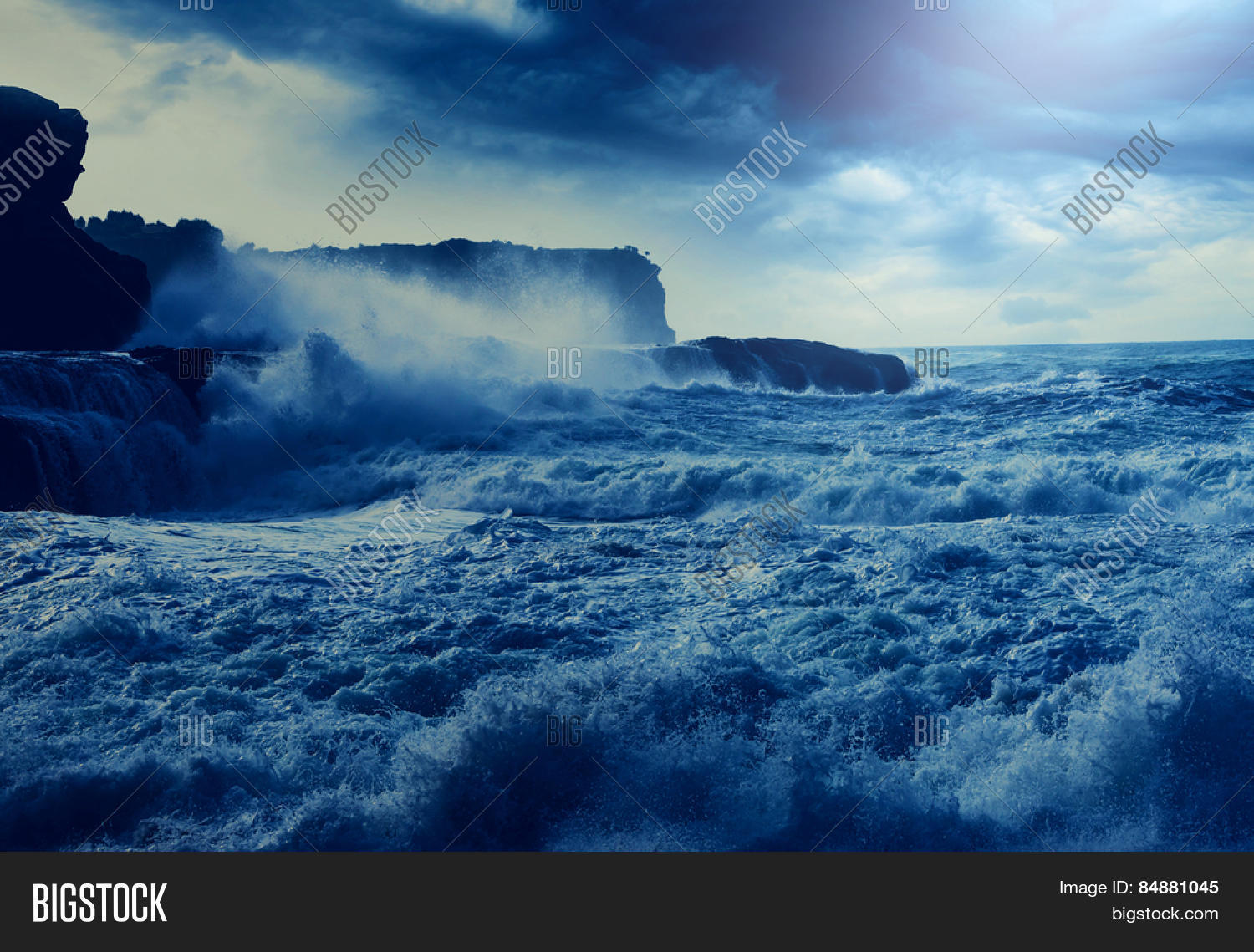 Storm On Pacific Ocean Image & Photo (Free Trial) | Bigstock