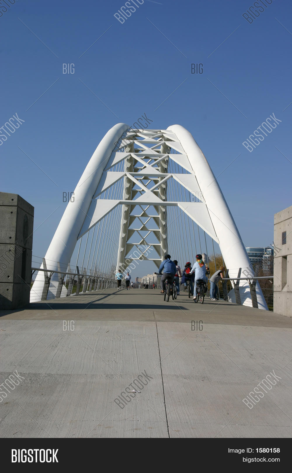 Pedestrian Bridge Image & Photo (Free Trial) | Bigstock