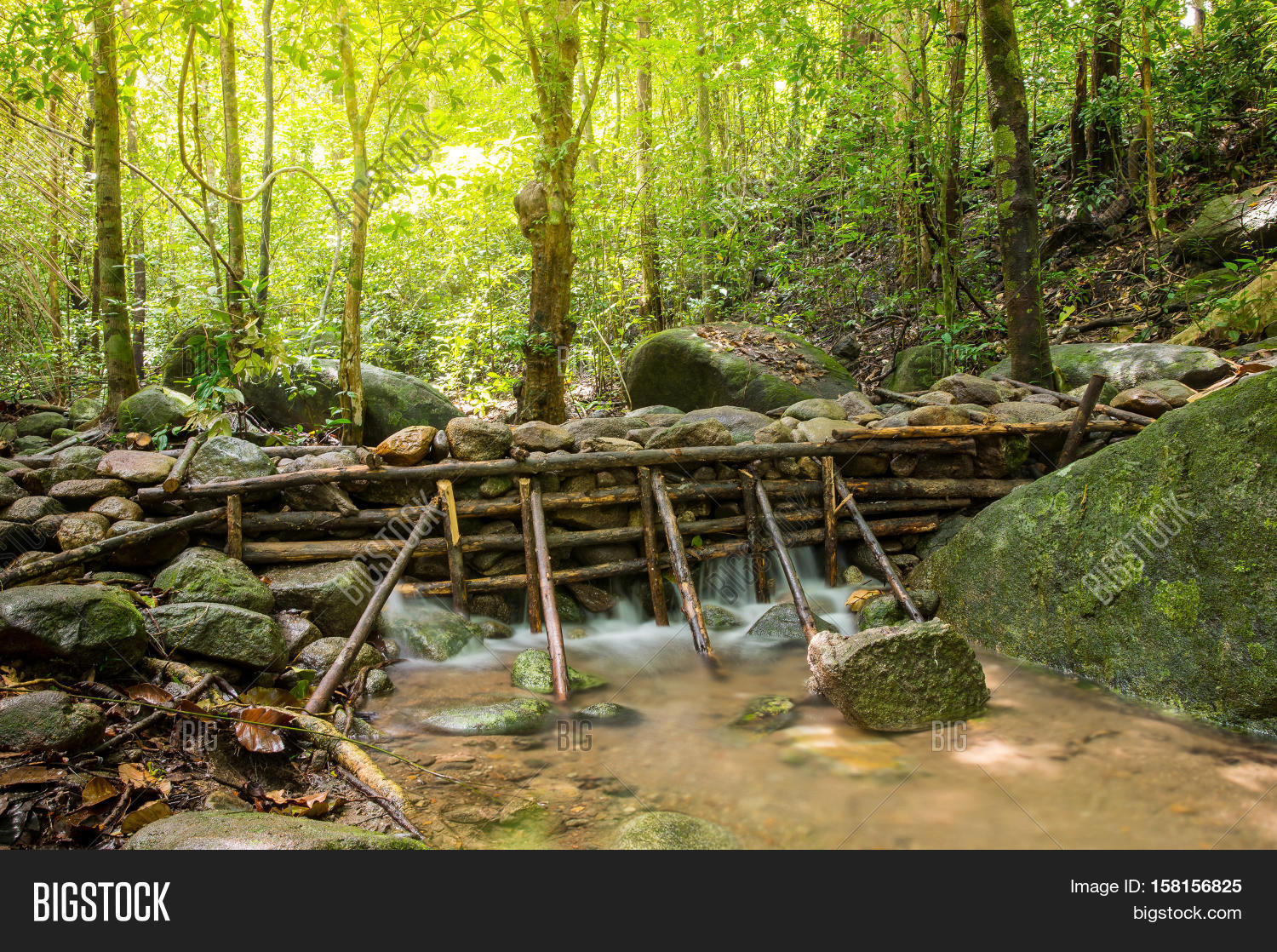 Wooden Weir Rain Image & Photo (Free Trial) | Bigstock