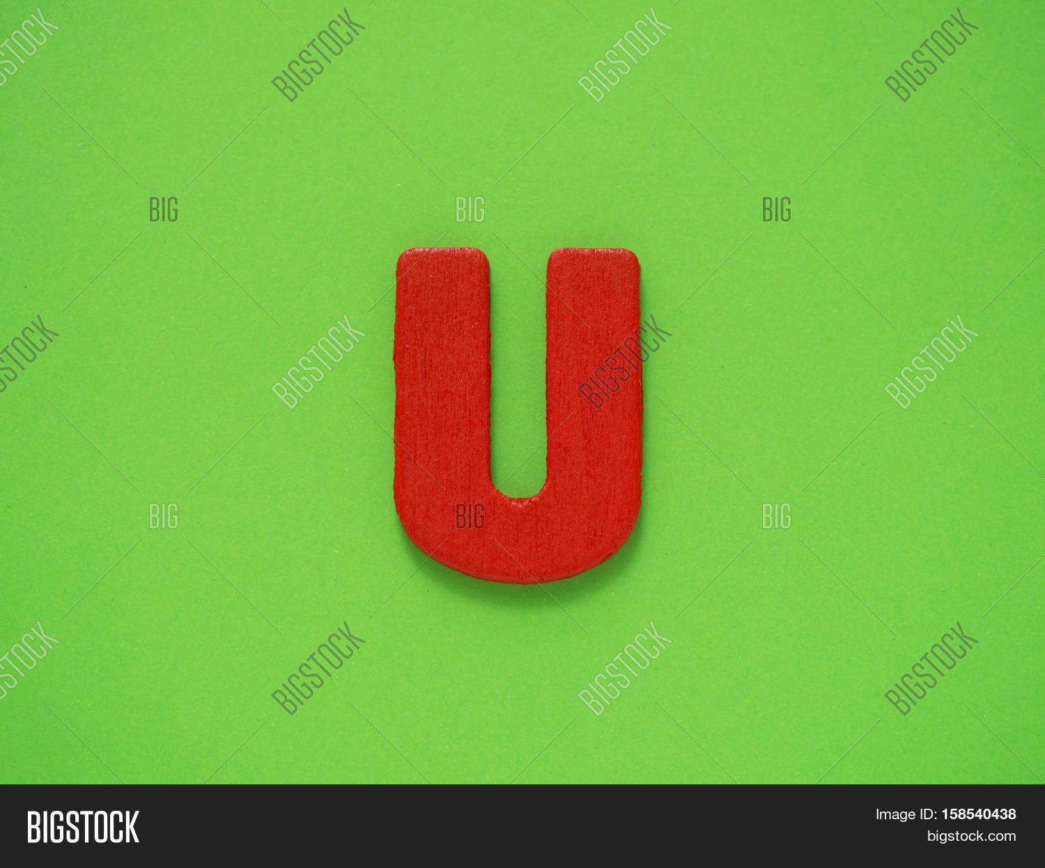 Capital Letter U. Red Image & Photo (Free Trial) | Bigstock